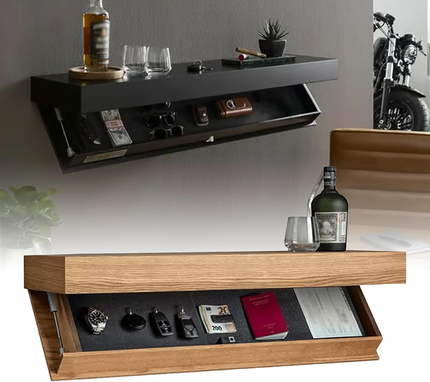 Wallboard with Secret Compartment,Magicflap Designer Shelf with Secret ...