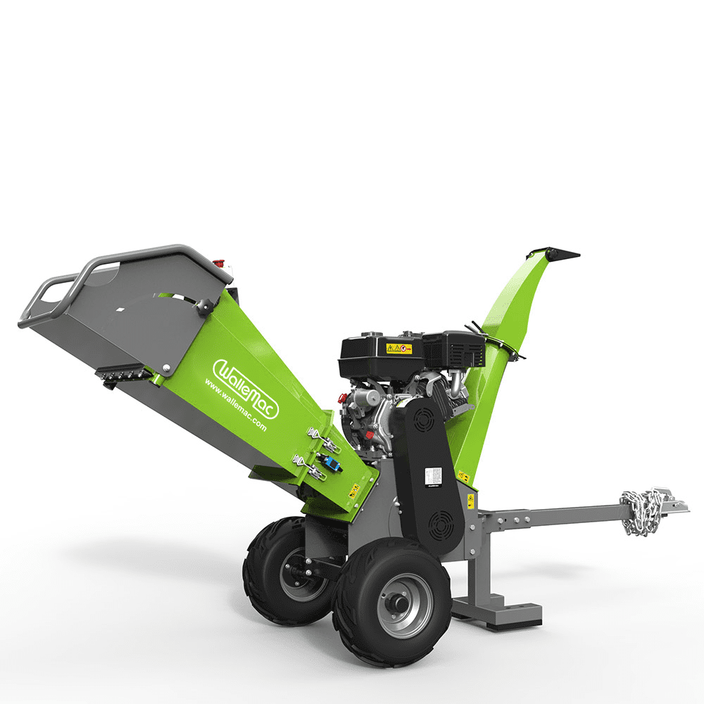 Wallemac WCP15B 6” inch max. Wood Chipper Shredder with Tow Hitch 14HP ...