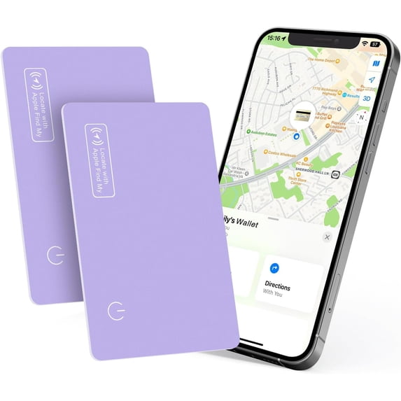 Wallet Card, Thin Finder, Works with Find My (iOS Only), Item Locator ...