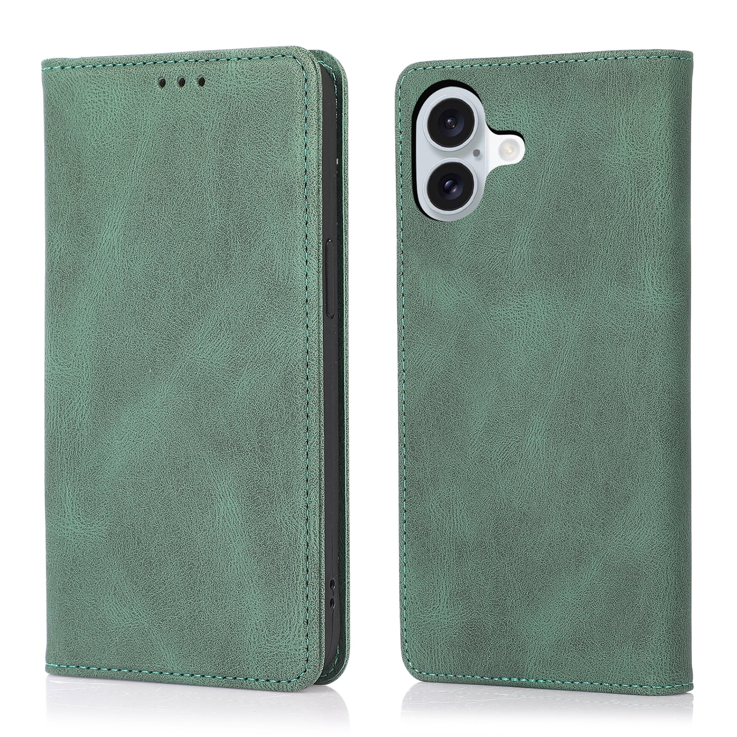 Wallet Case Compatible with Apple iPhone 16, Flip Cover Full Body ...