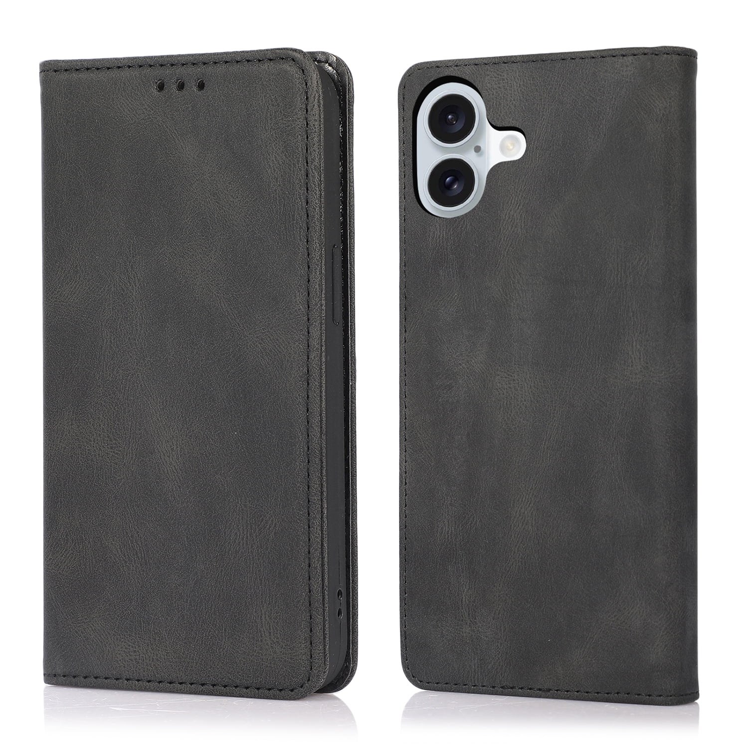 Wallet Case Compatible with Apple iPhone 16 Plus, Flip Cover Full Body ...