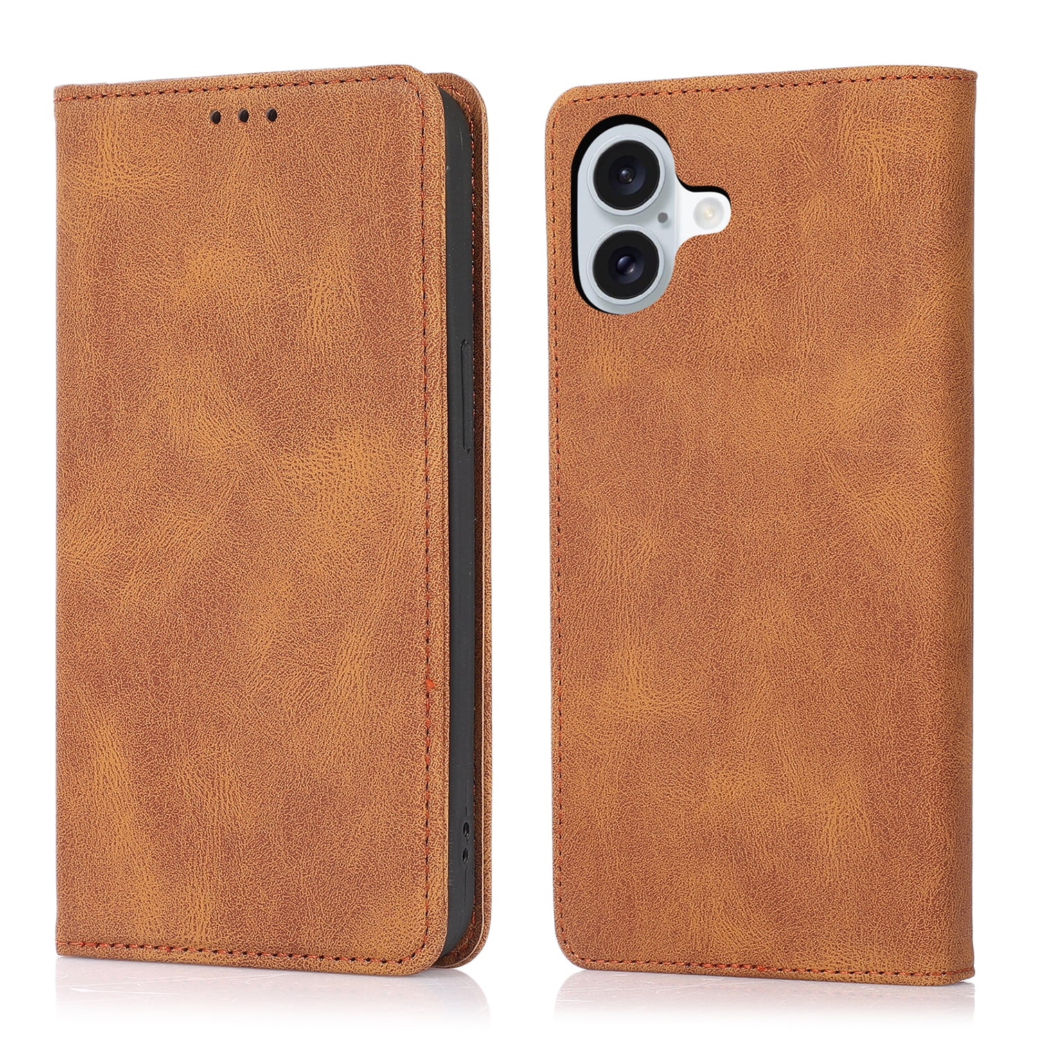 Wallet Case Compatible with Apple iPhone 16 Plus, Flip Cover Full Body ...