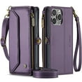 Wallet Case | Flip Cover with Zipper Closure | Multi-Function Phone ...
