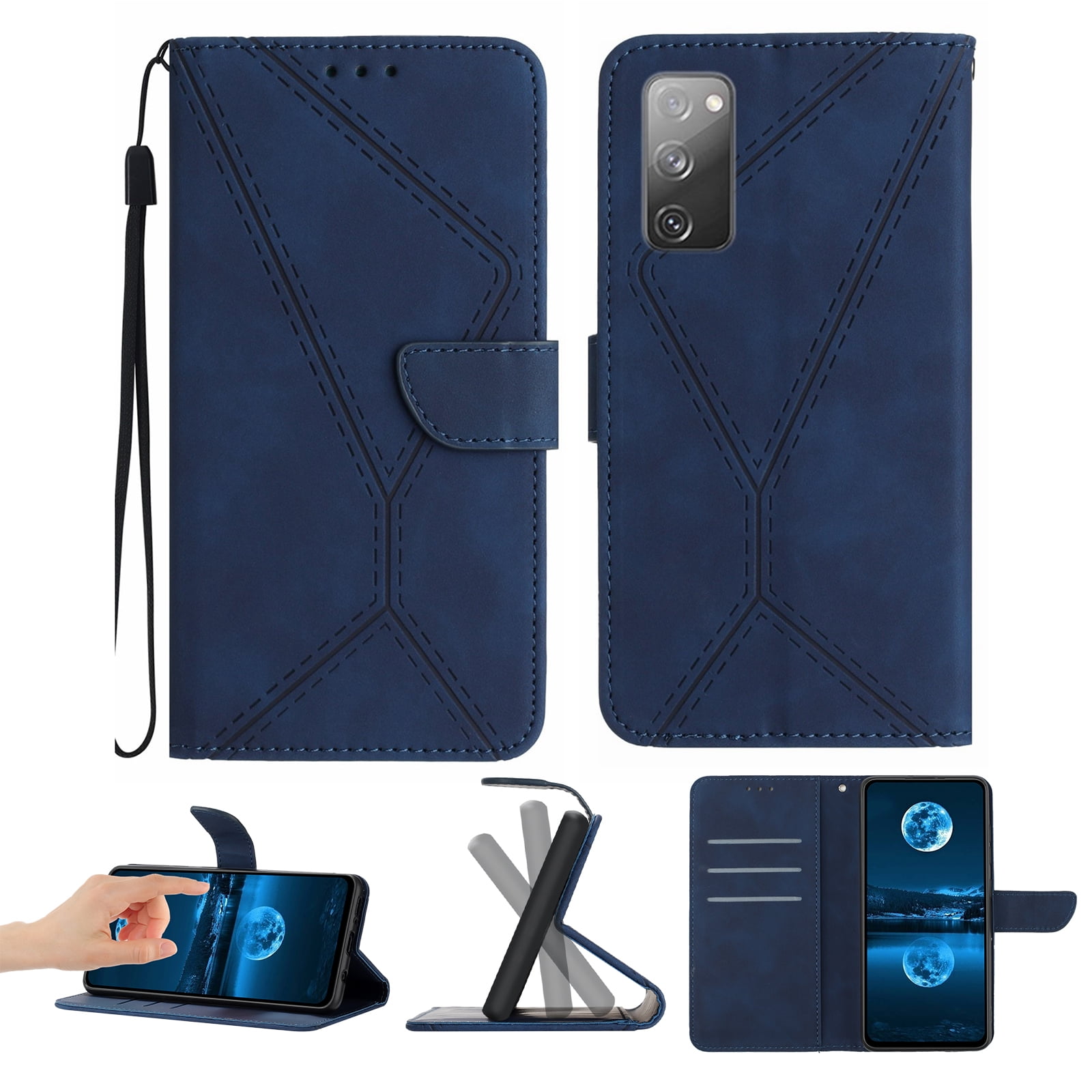 Wallet Case For Samsung S20 FE, Premium PU Leather Flip Magnetic ...
