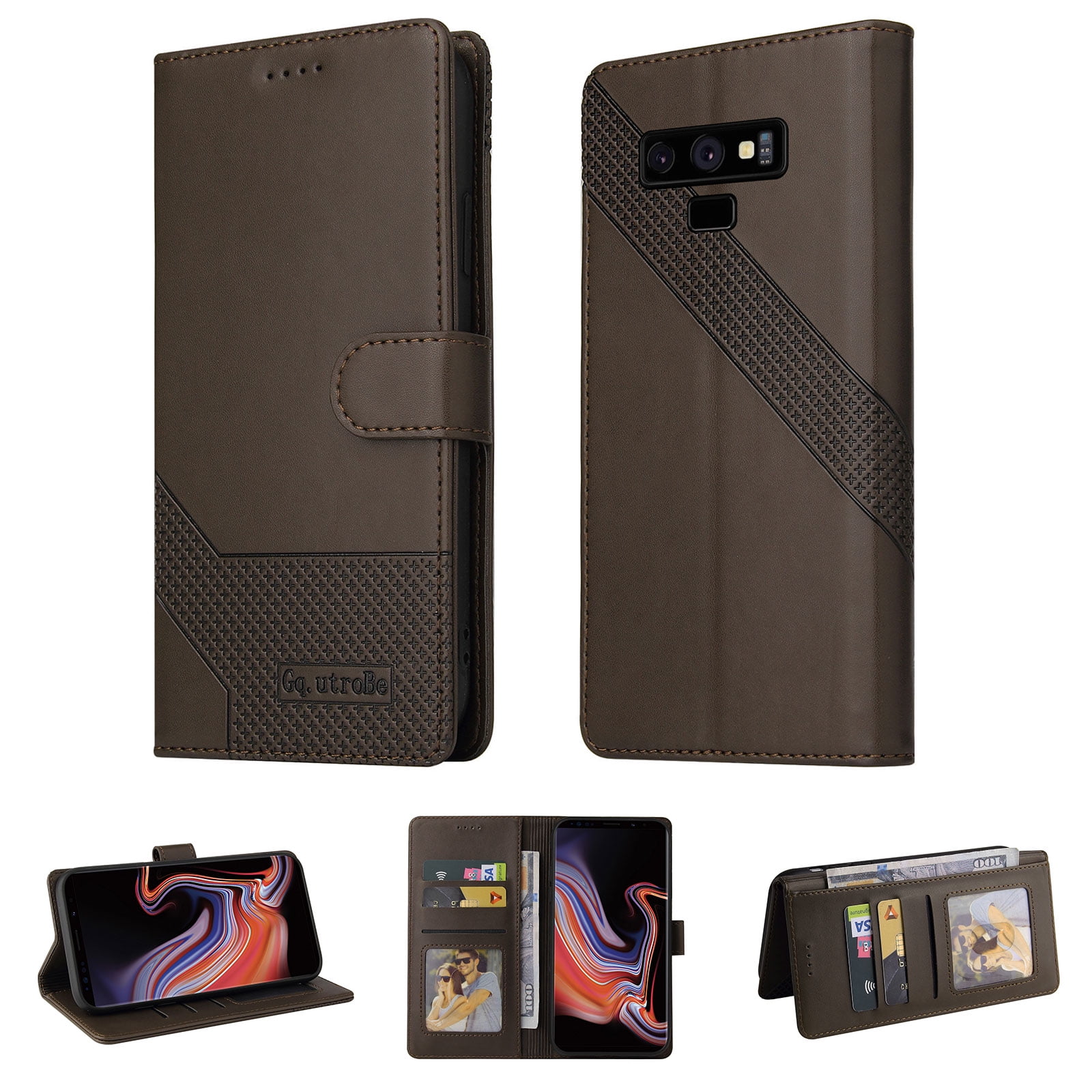 Wallet Case for Galaxy Note 9 Credit Card Holder, [Shockproof Interior ...