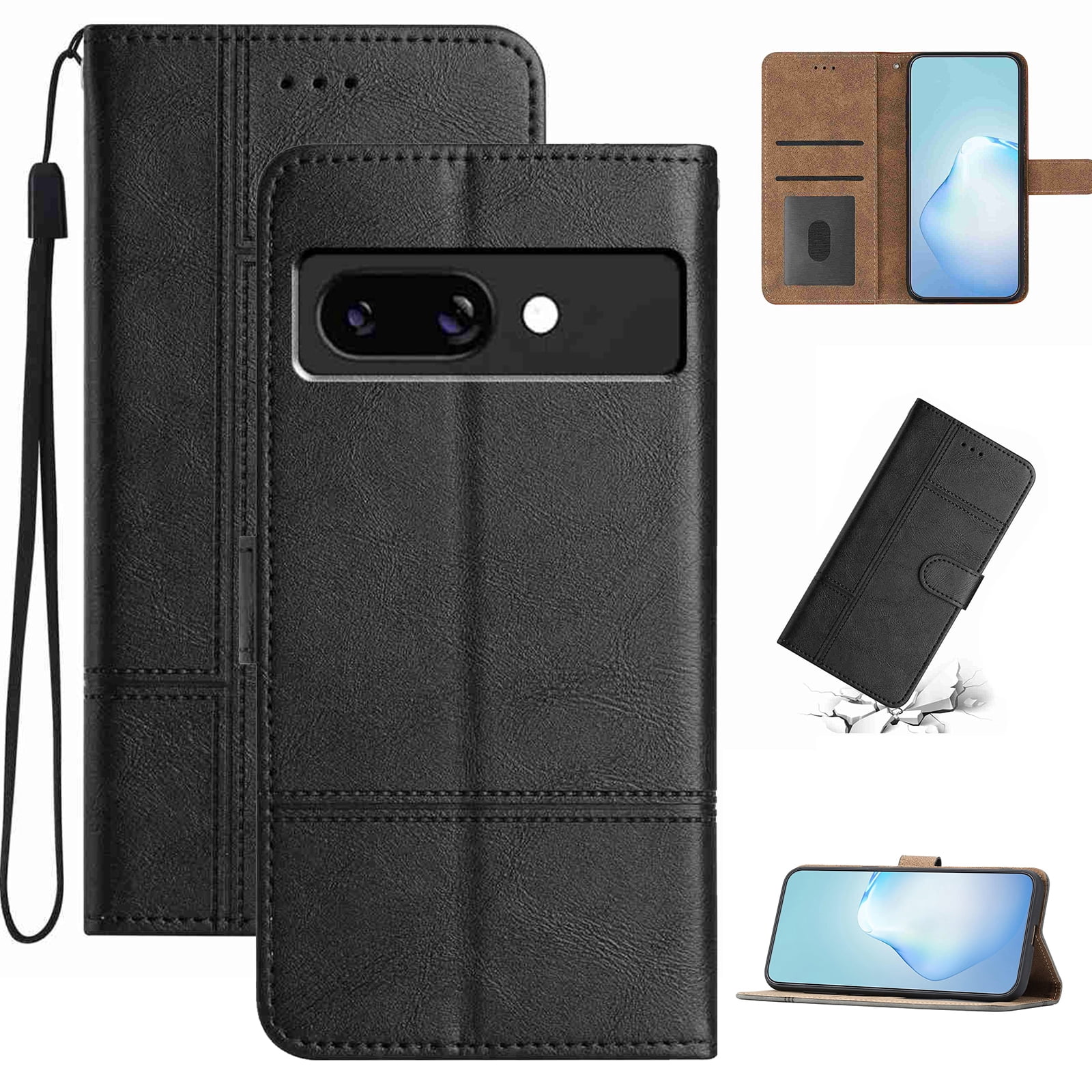 Wallet Case for Google Pixel 8 Pro with Credit Card Holder, Flip Stand ...