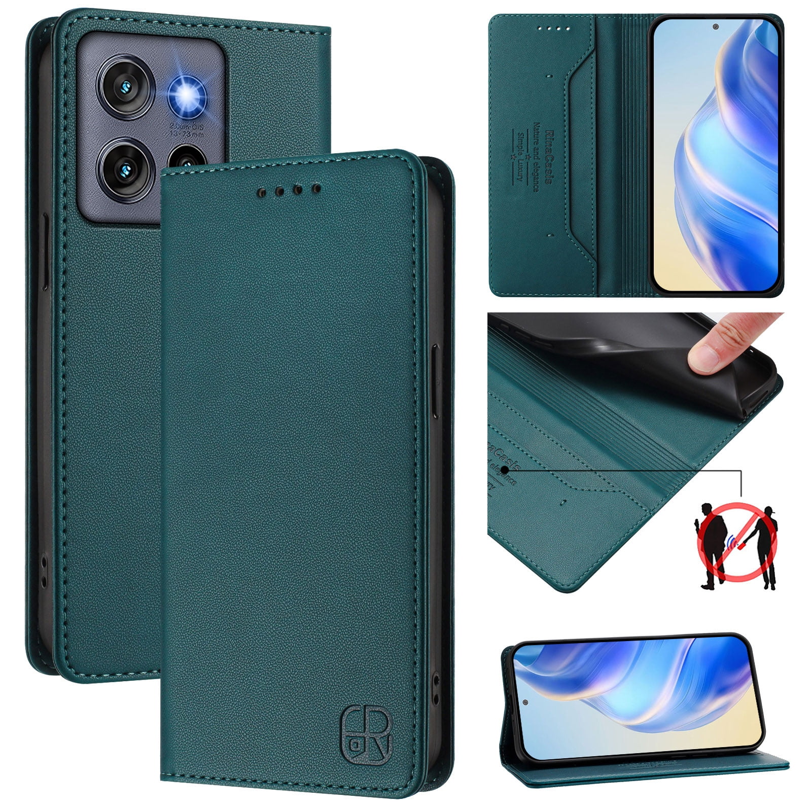 Wallet Case for Motorola Moto G Power (2025) with Card Holder, Business ...