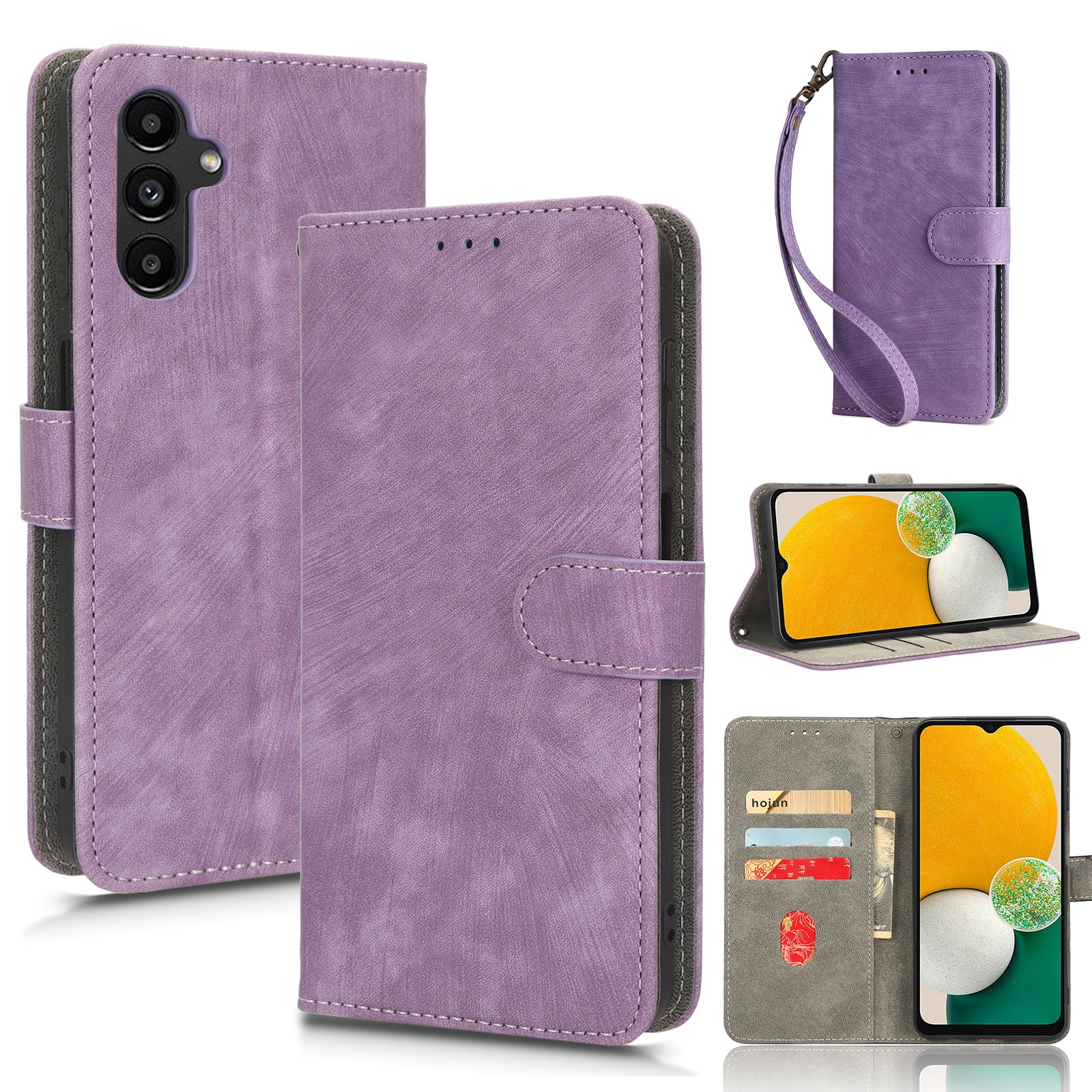 Wallet Case for Samsung A15,Card Slots[RFID Blocking],Durable Flip ...