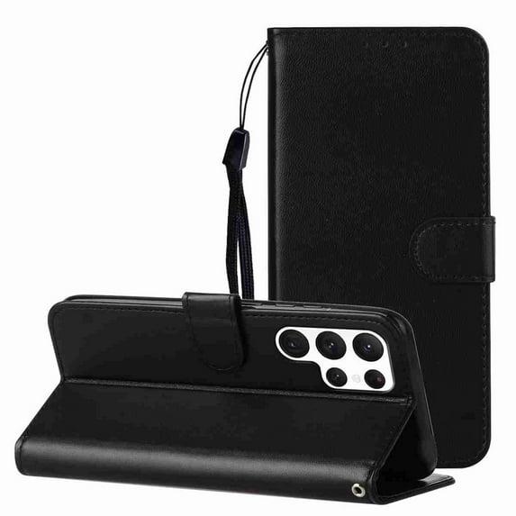 Wallet Case for Samsung Galaxy S25 Ultra, 3 Card Slots Holder Wrist ...