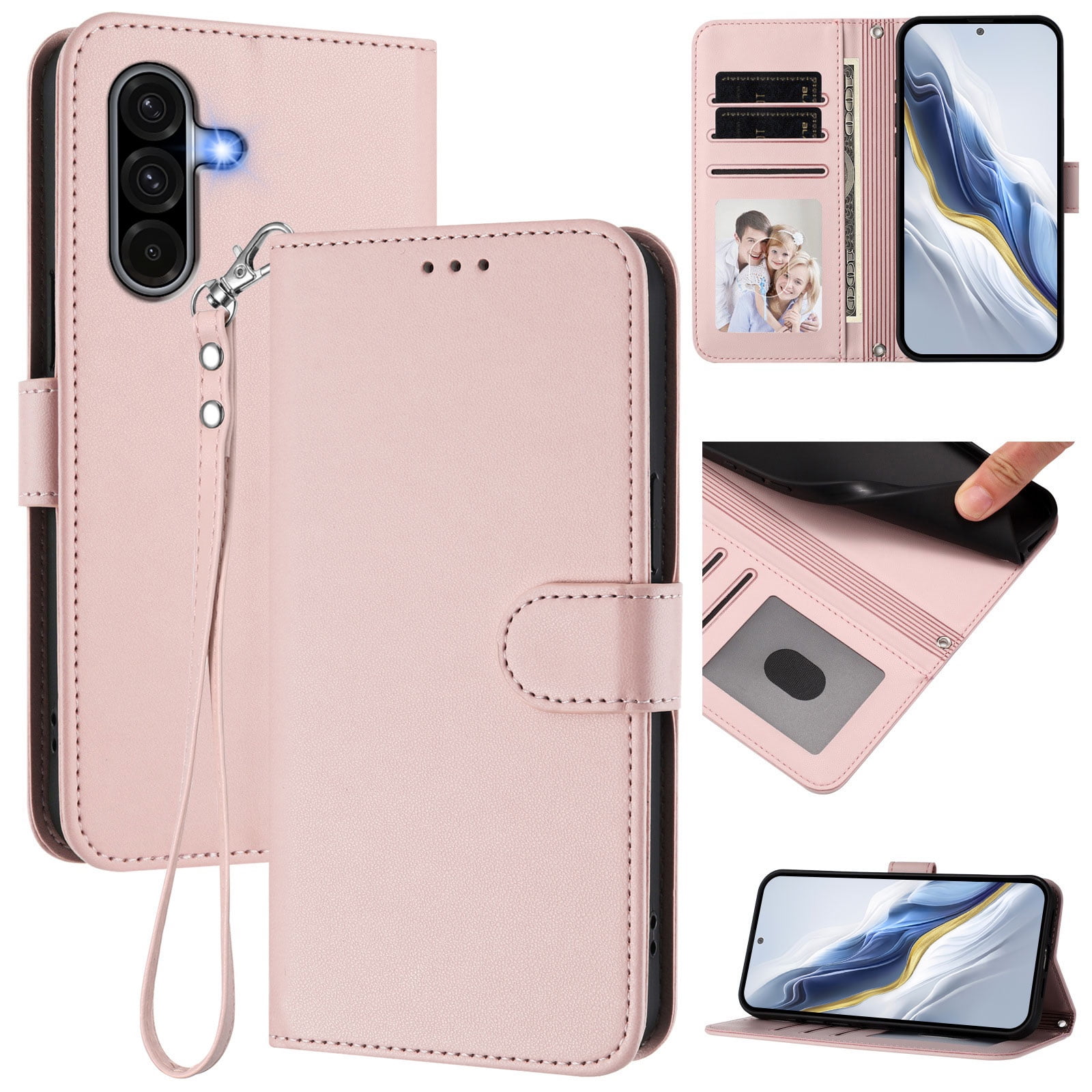Wallet Case for Samsung Galaxy S26, PU Leather Protective Case Wallet ...