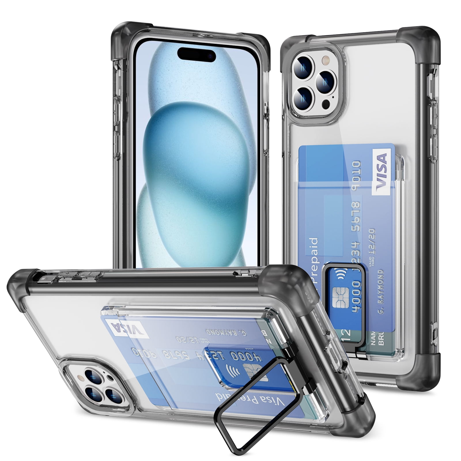 Wallet Case for iPhone 12/12 Pro, with Card Holder Slot Built-in ...