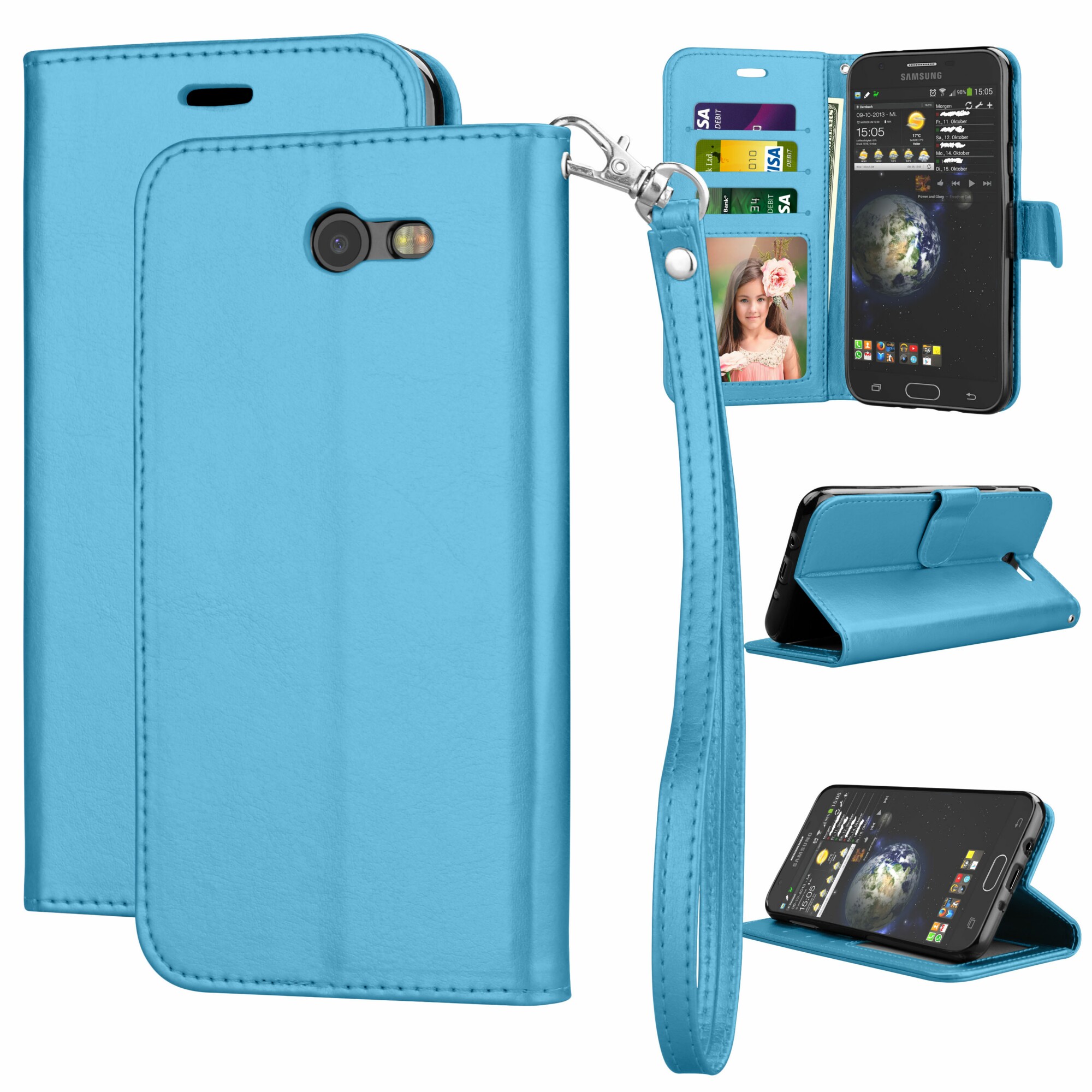 Wallet Cases Samsung Galaxy J7 2017 / J7 Sky Pro / J7 Prime / Halo / J7 ...