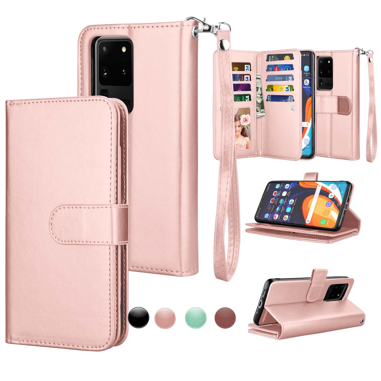 Wallet Cases for Samsung Galaxy S20 / S20+ / S20 Plus / S20 Ultra ...
