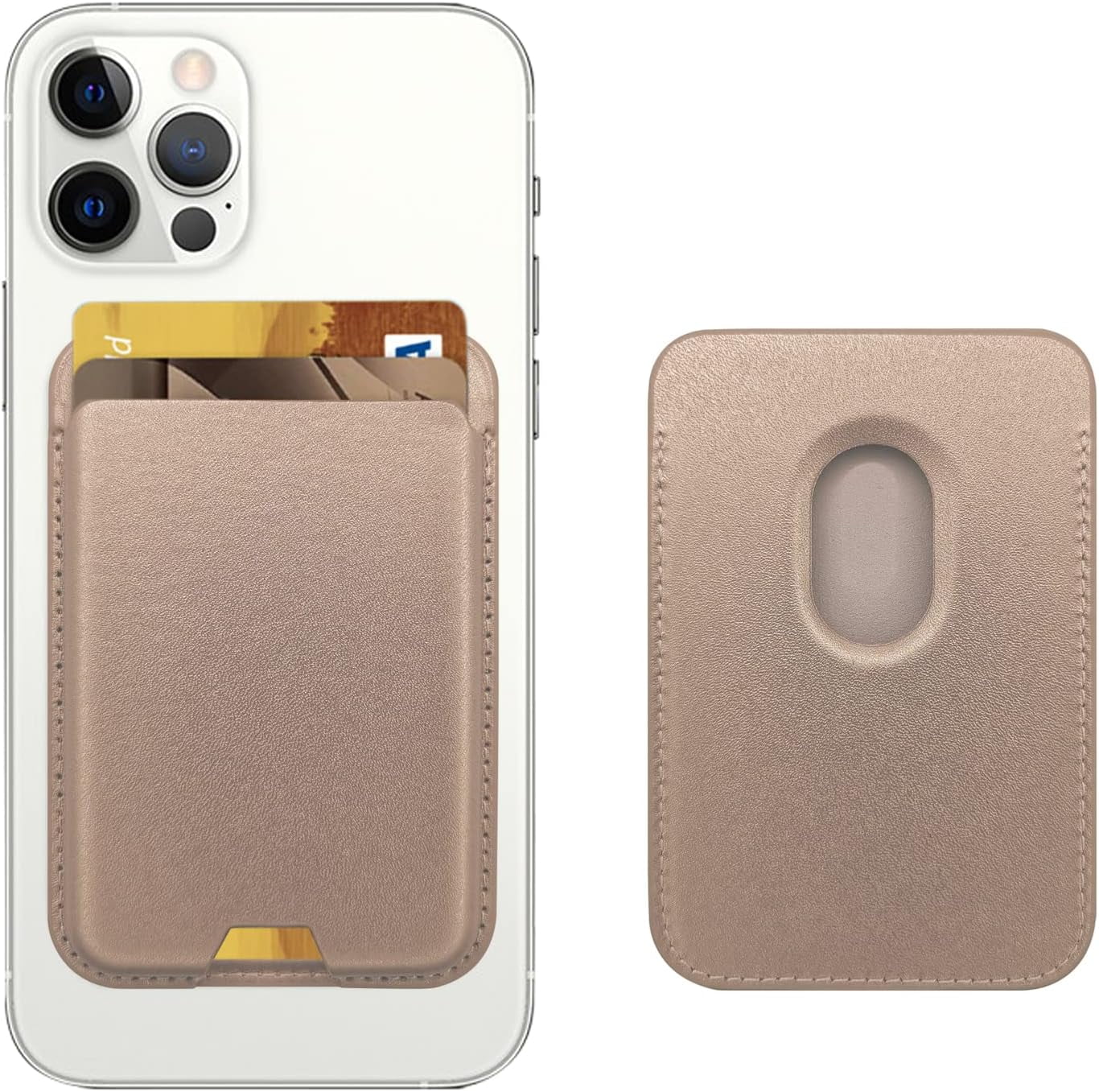 Wallet Compatible with MagSafe for 17 16 15 14 13 12 Pro Max Air Plus ...