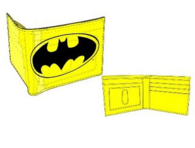 Wallet - DC Comics - New Batman Yellow Bi-Fold Wallet Anime mw2250btm ...
