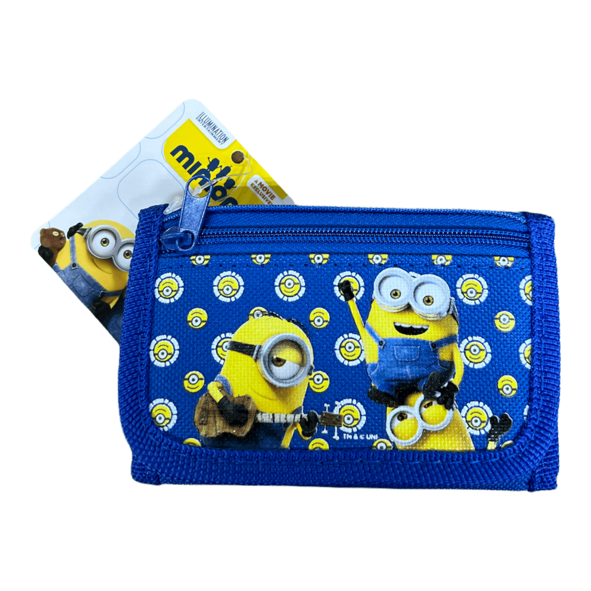 Wallet - Despicable Me - Minions Trifold Navy New 920207-navy - Walmart.com