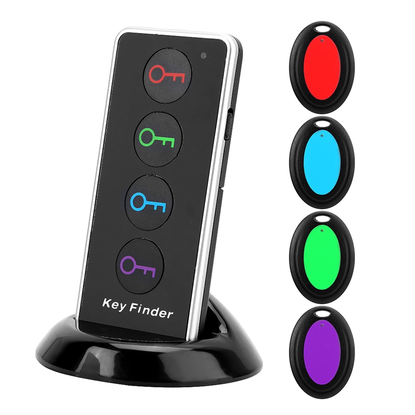 Wallet Finder: Smart Locator with Big Button, 1 Transmitter, 4 Wireless ...