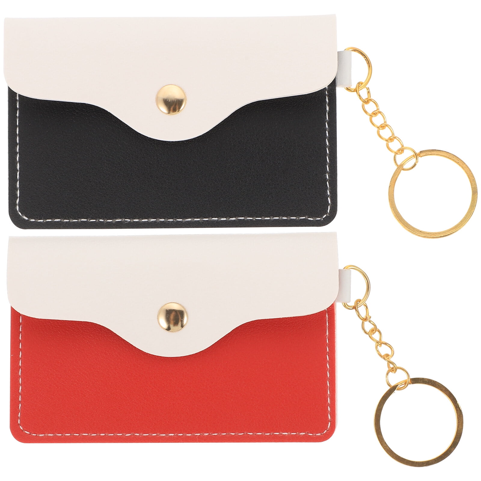 Wallet Holder Cards Bag with Key Ring Change Storage Containers Bank ...