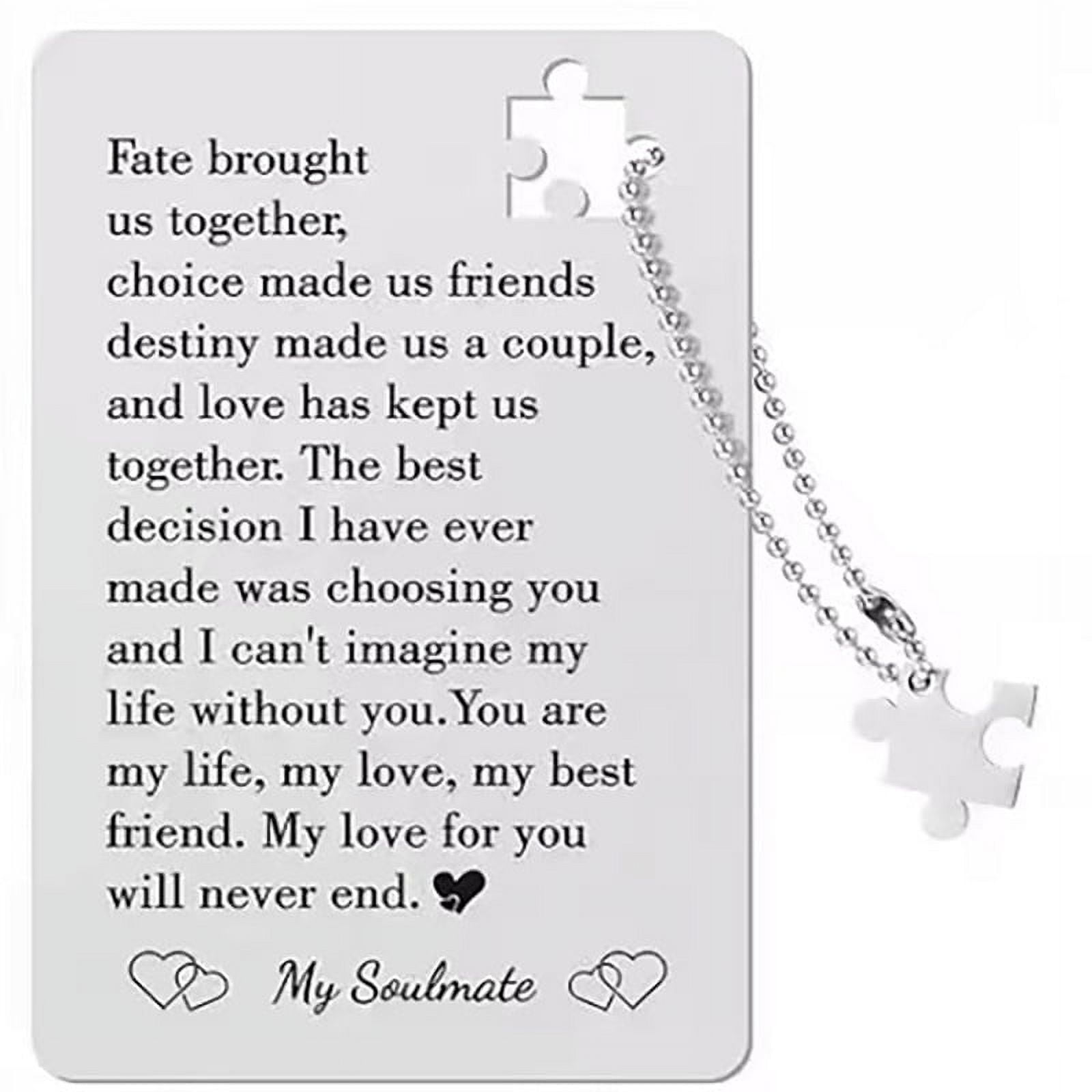 Wallet Insert Card, Engraved Wallet Inserts Card, Couple Wallet Card ...