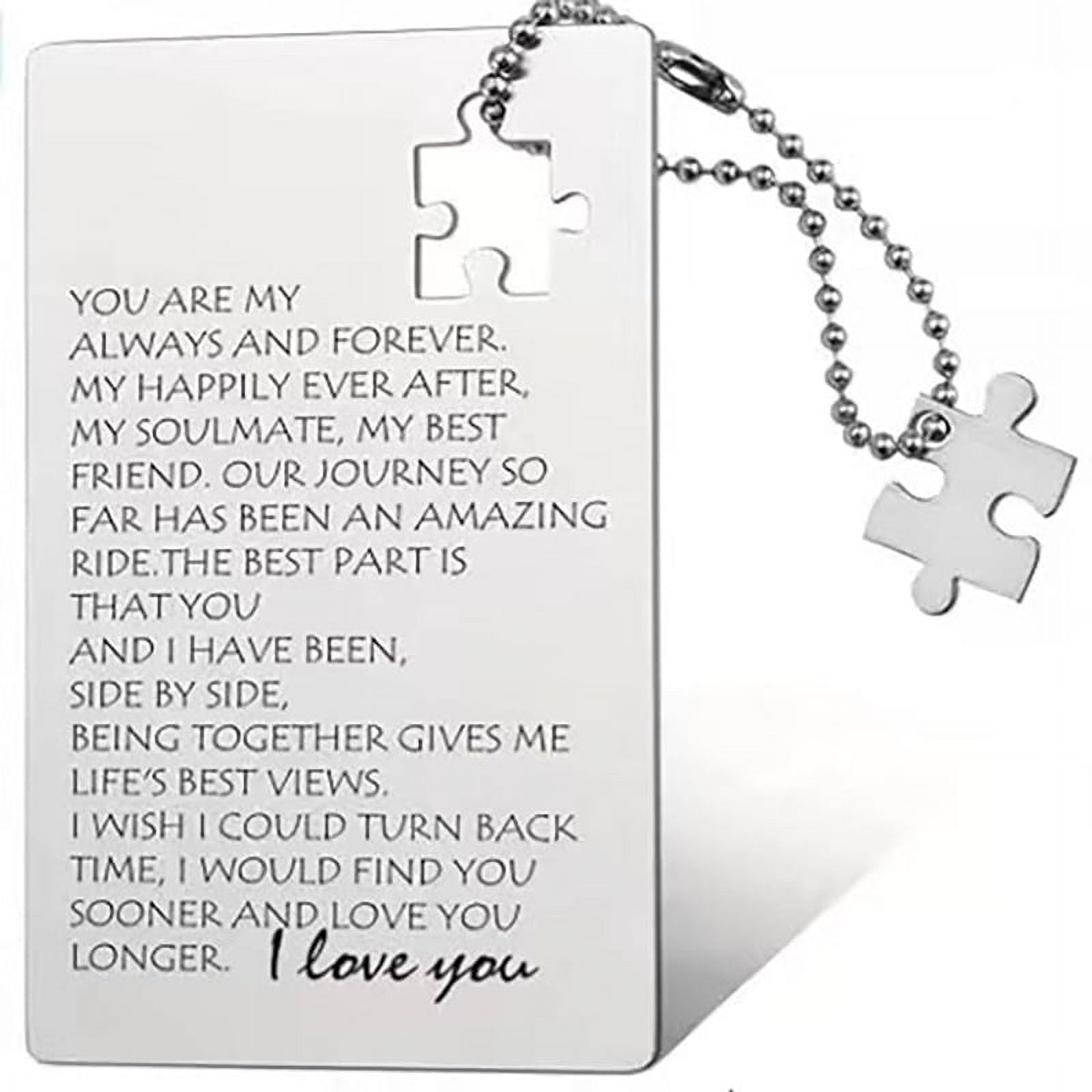 Wallet Insert Card, Engraved Wallet Inserts Card, Couple Wallet Card ...