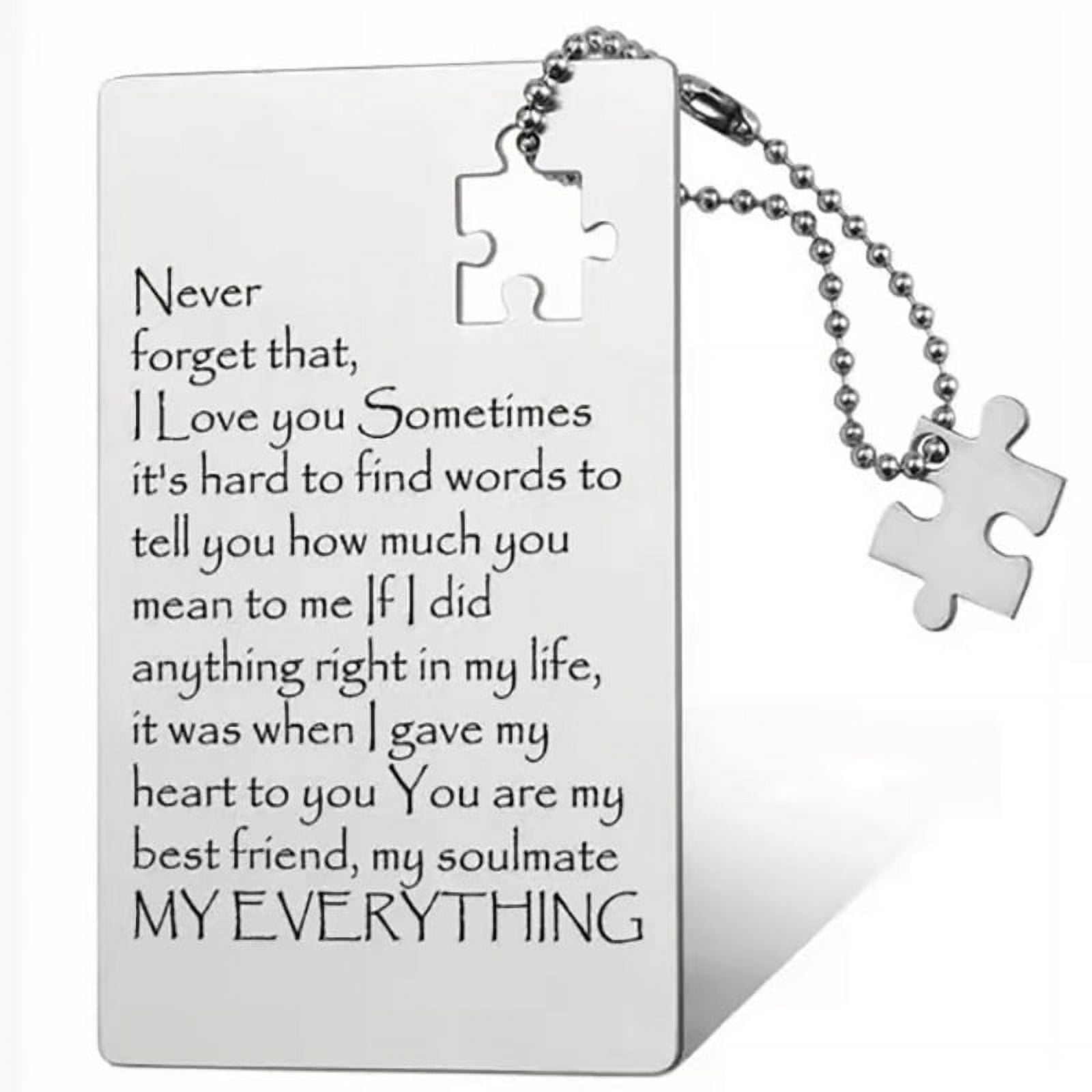 Wallet Insert Card, Engraved Wallet Inserts Card, Couple Wallet Card ...