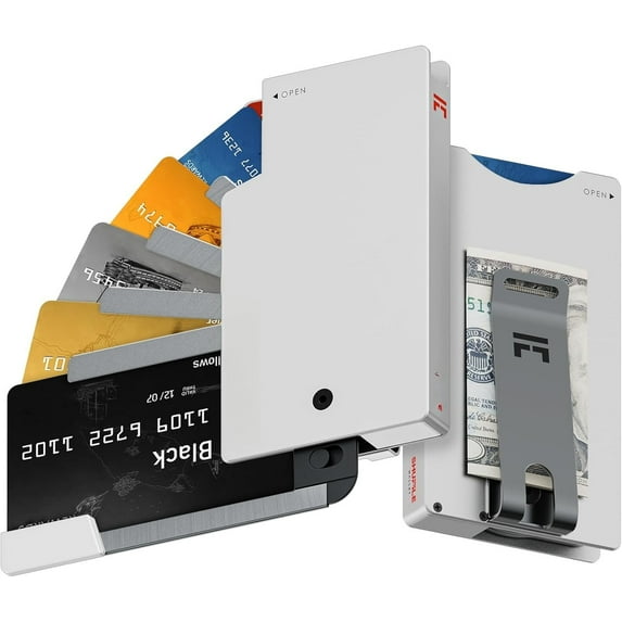 Wallet for Men - Innovative Deck-of-Cards Opening Mechanism Wallet with ...