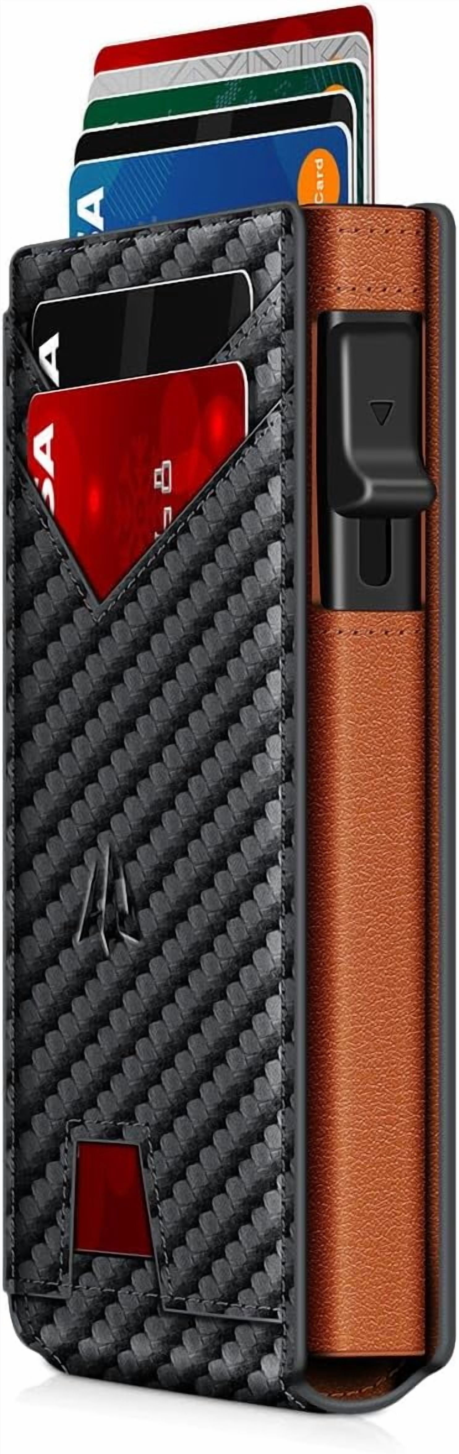 Wallet for Men, Slim Minimalist Wallet with Clip&ID Window, RFID ...