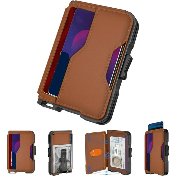 Wallet for Men, Slim Wallet for Men with Clip, Pop Up Card Case, RFID ...