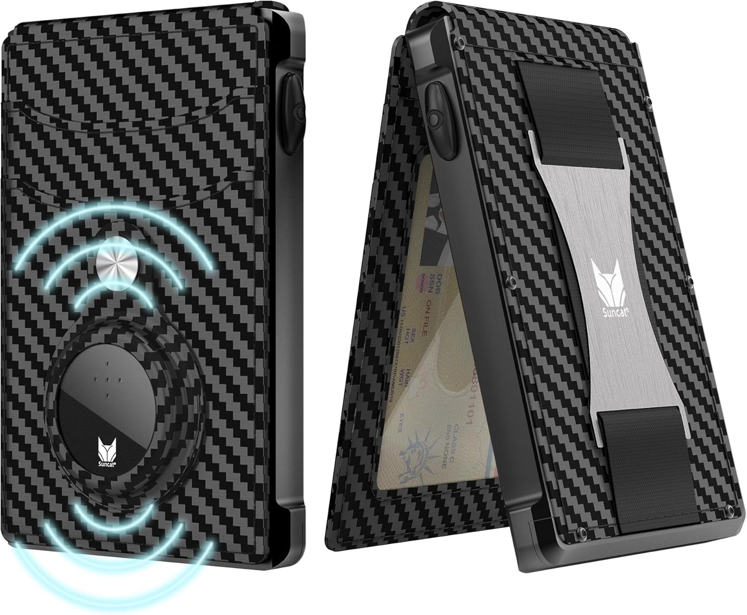 Wallet for Men with Tracker, Works with Apple Find My, Pop Up Credit ...