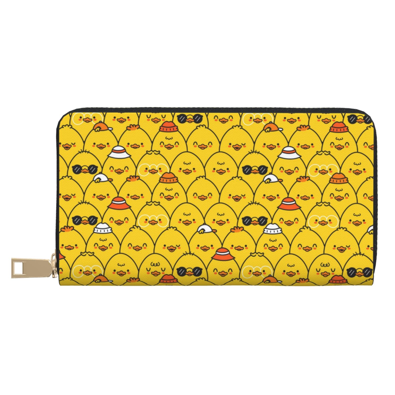 Wallet for Men Women, Cute Funny Chicken PU Leather Waterproof Travel ...