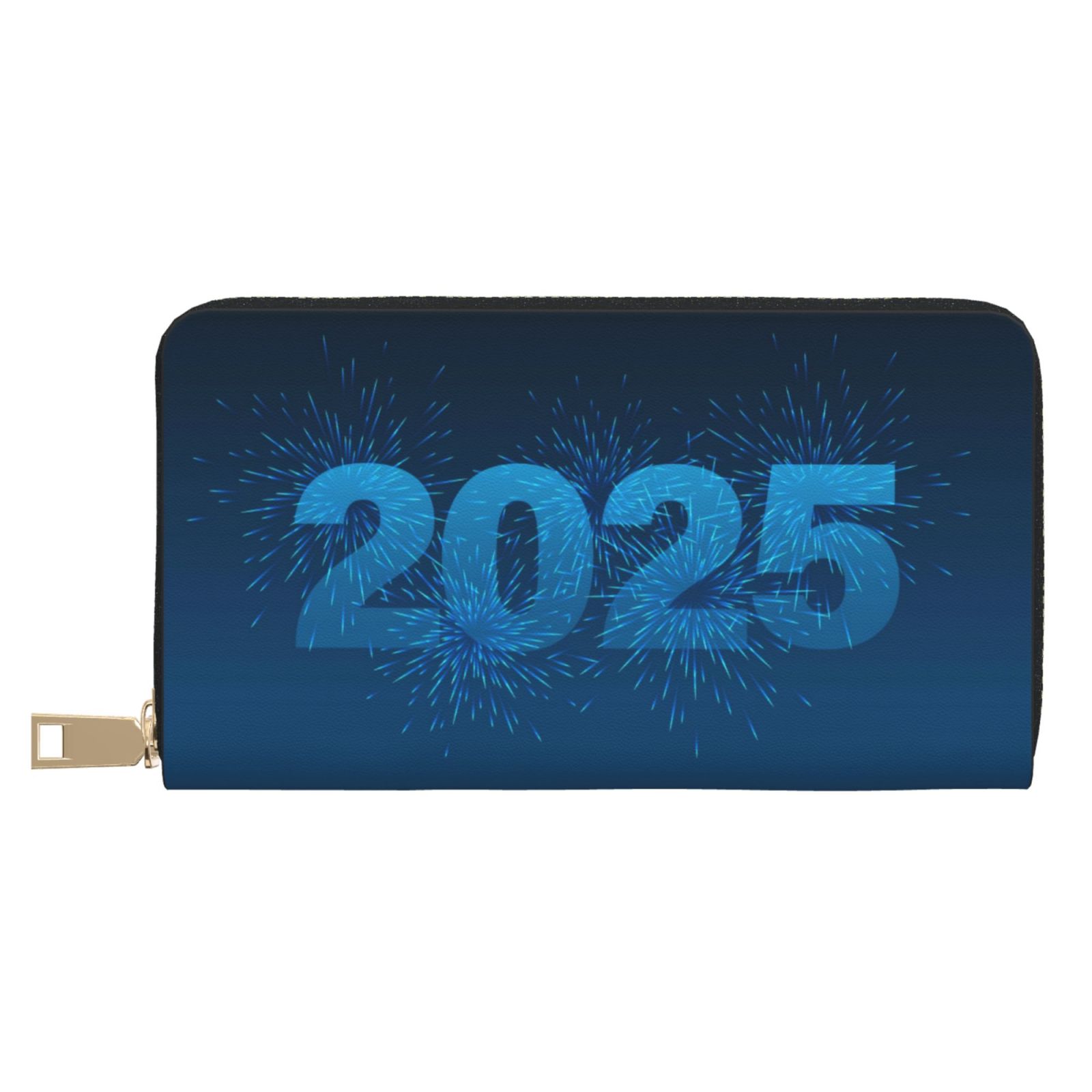 Wallet for Men Women, Happy New Year 2025 A PU Leather Waterproof ...