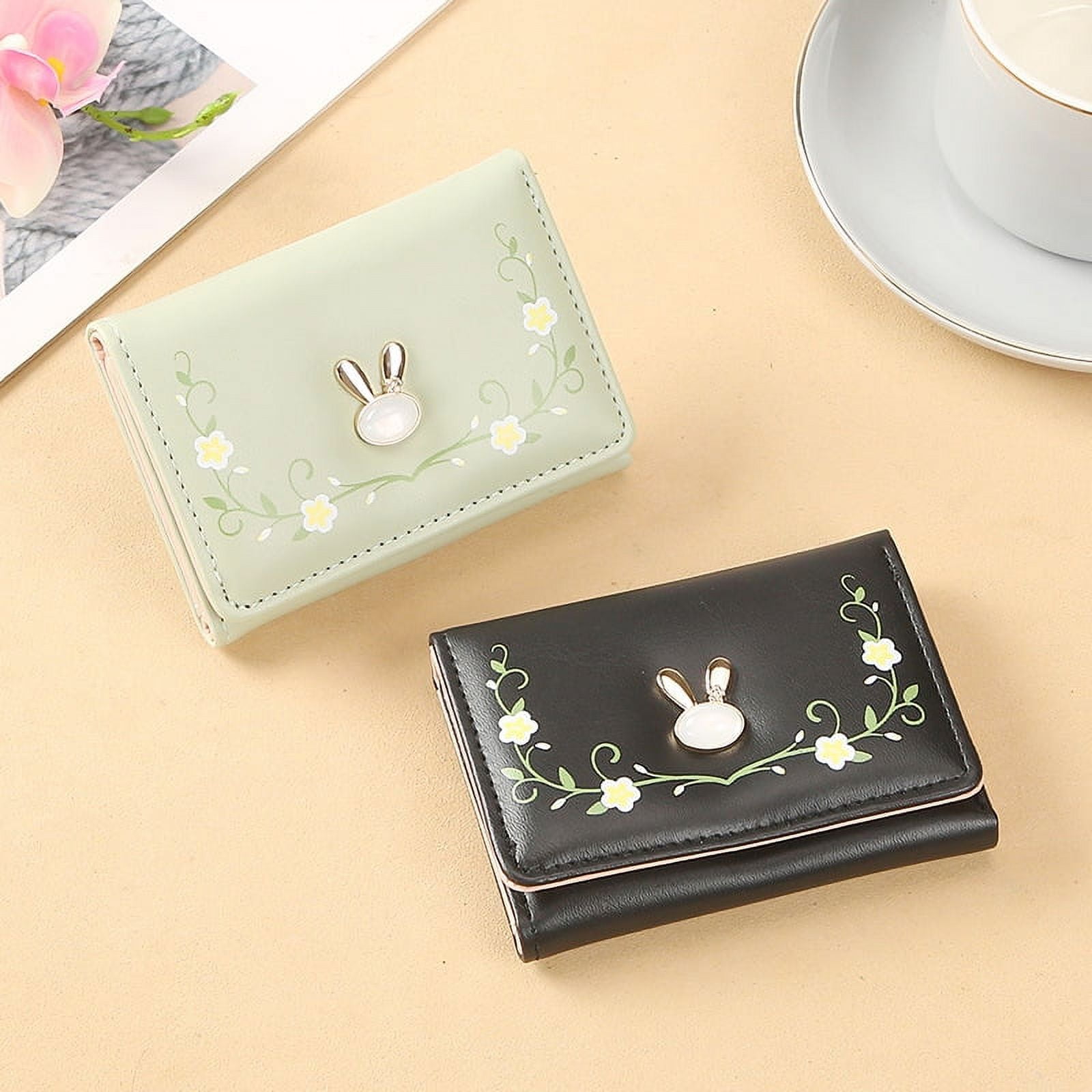 Wallet New Student Short Wallet Rabbit Bag Exquisite Hardware Instagram ...