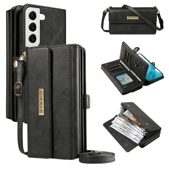 Wallet For Samsung Galaxy S21+ Case with RFID Blocking [9 Card Holder ...