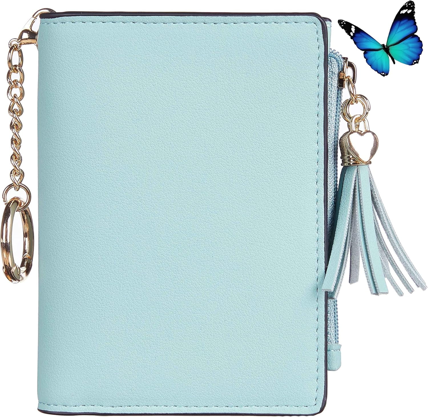 Wallet Women, Bifold Leather Small Wallets Woman, Slim RFID Credit Card ...