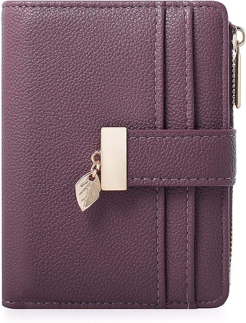 Wallet Women Bifold Leather Wallets for Women Credit Card Holder with ...