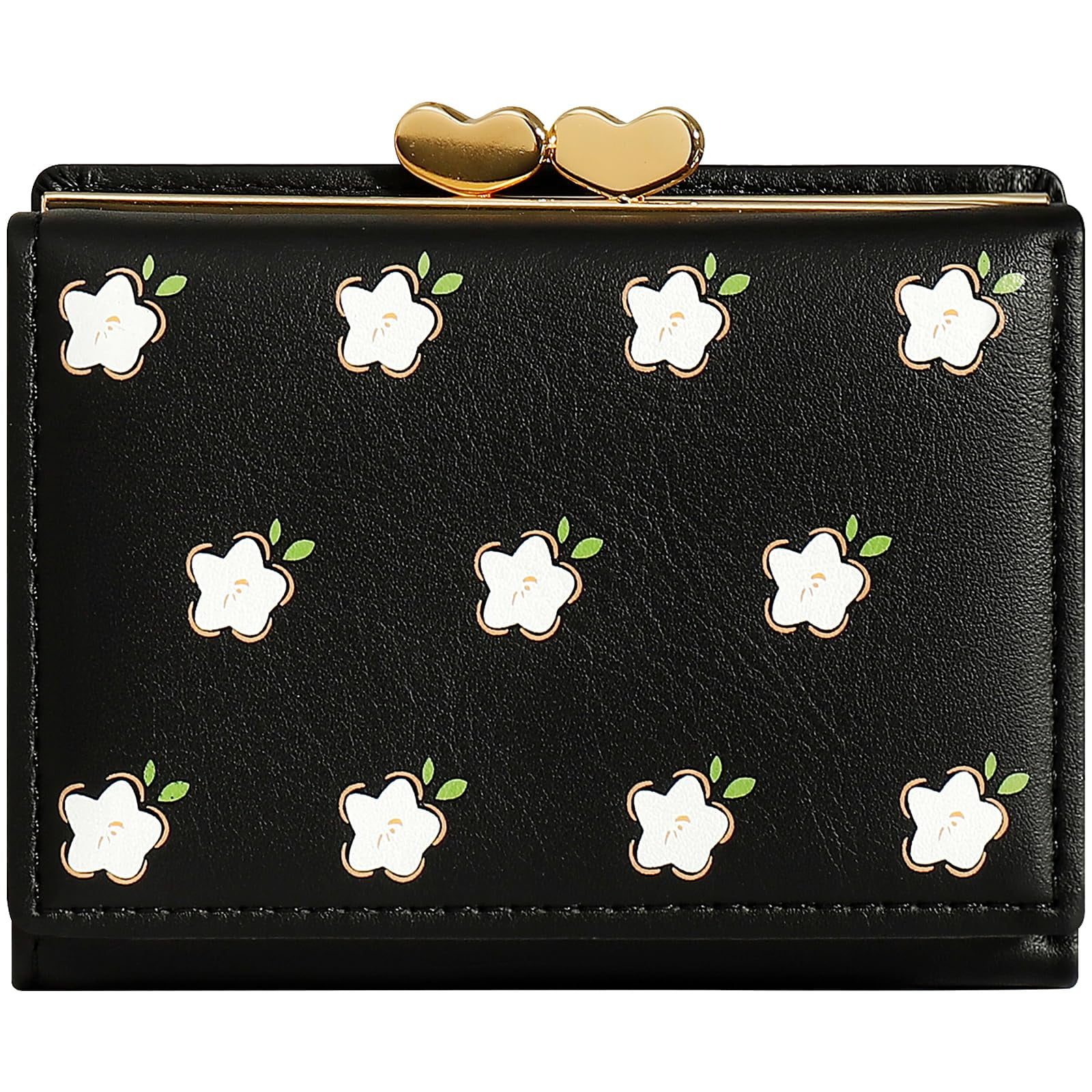 MINKUROW Wallet for Women,Flower Womens Wallet Card Holder,Small ...