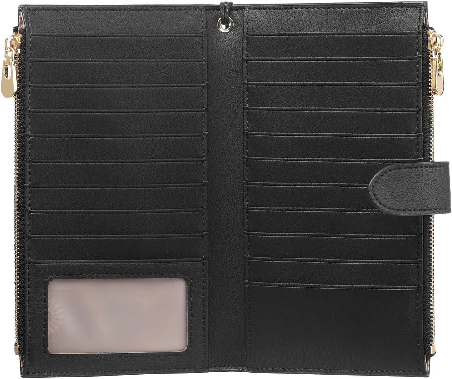 Wallet Women Multi Card Slim Leather RFID Blocking Credit Card Holder ...