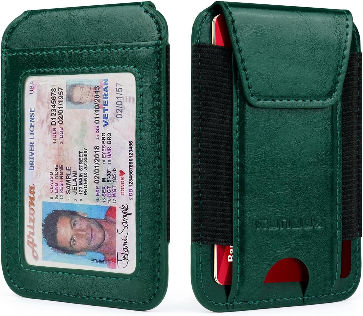 Wallet for Men 6-8 Cards With ID Window RFID Blocking Wallet Credit ...