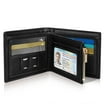 Genuine Leather Trifold Wallet for Men - RFID Blocking, 2 Flip-Up ID Windows, Perfect Gift ...