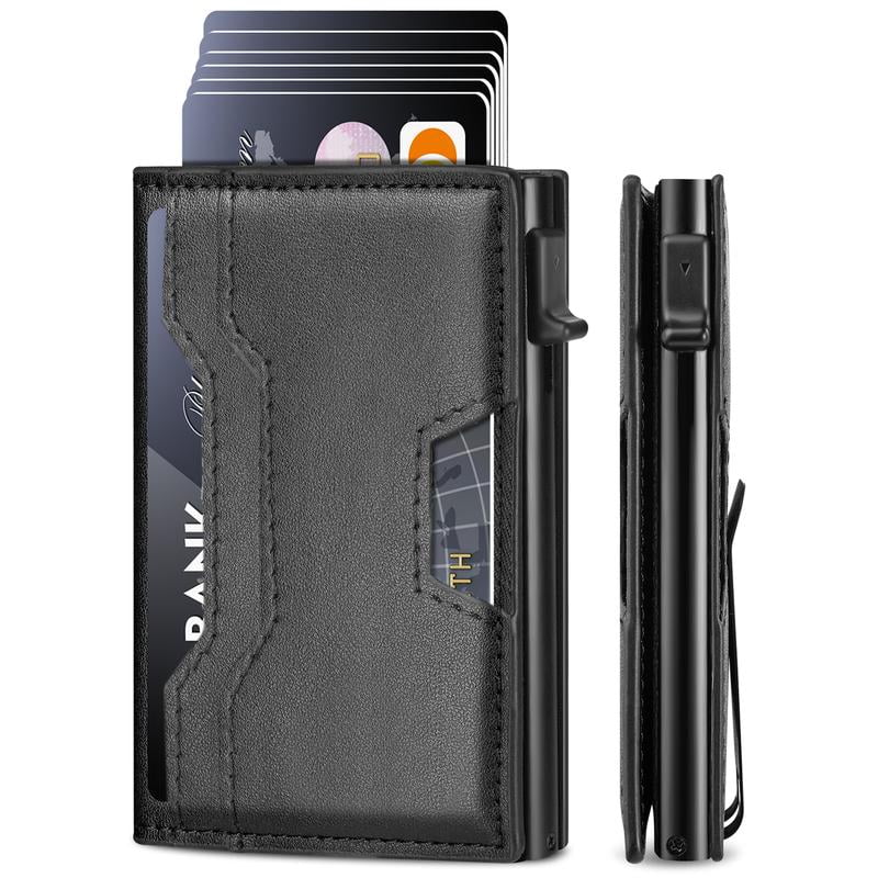 Wallet for Men, Mens Wallet Minimalist Slim Wallet, Smart Pop Up Case ...