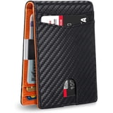 Wallet for Men Slim with 12 Slots Men's RFID Wallet Minimalist Front ...