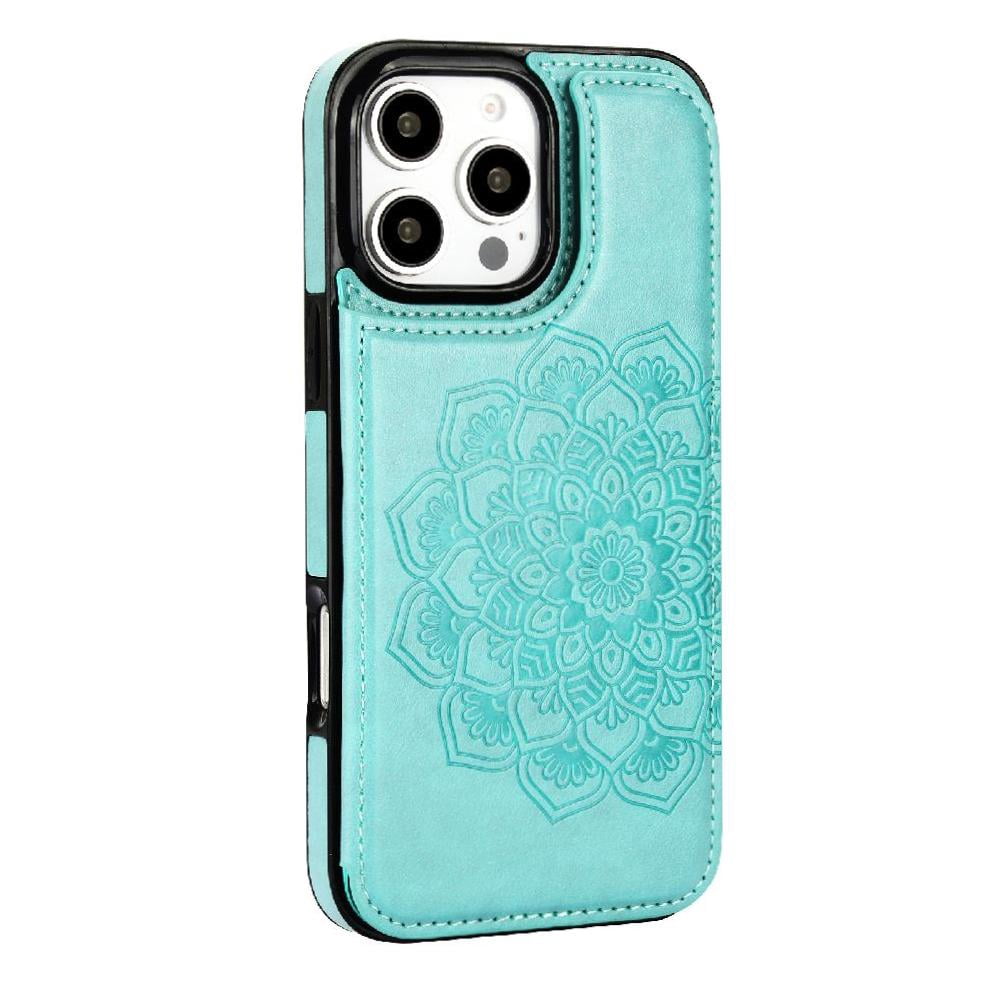 Wallet with Card Holder Case for iphone 16 Pro Max Pu Leather Pattern ...