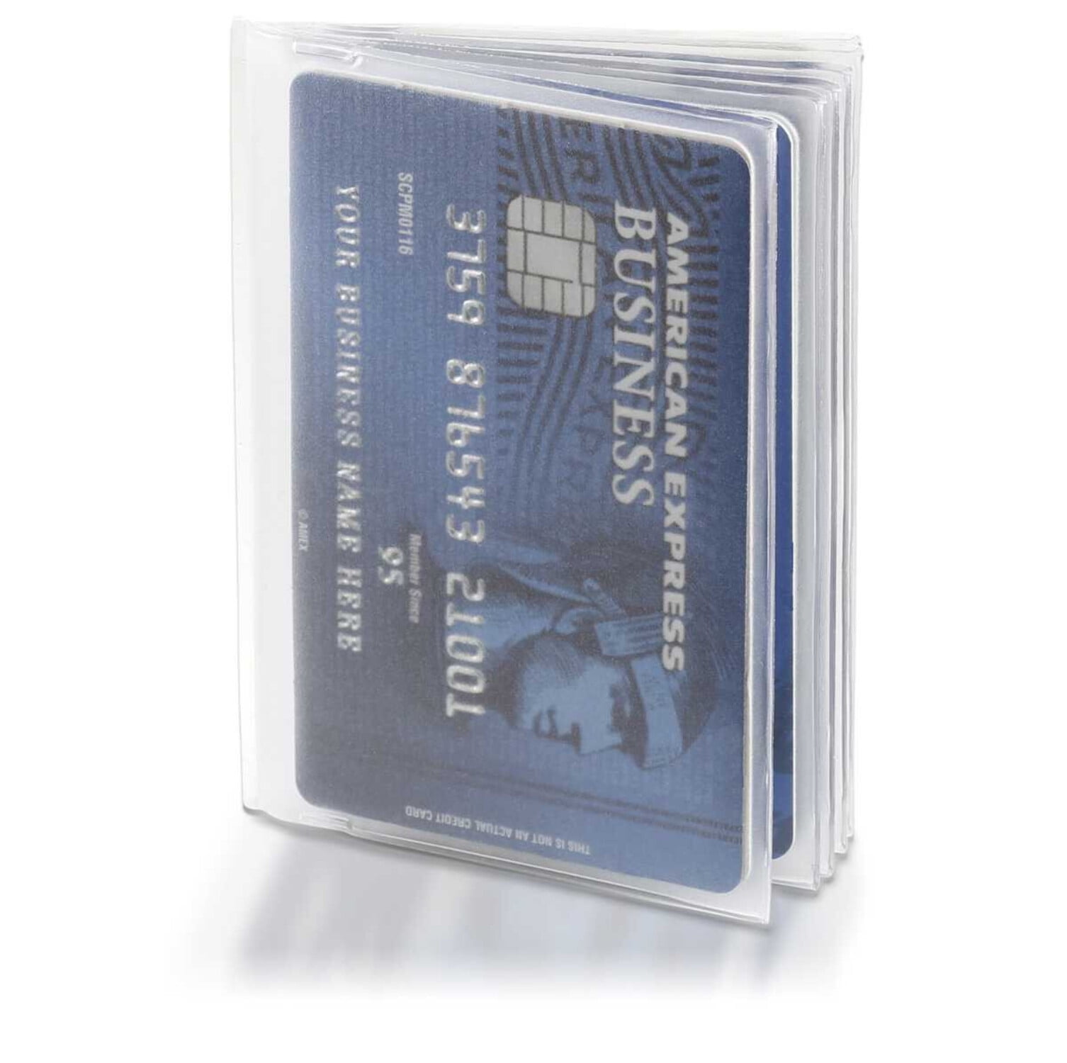 WalletGear's Trifold 6-Page Clear Plastic Wallet Inserts for Credit ...