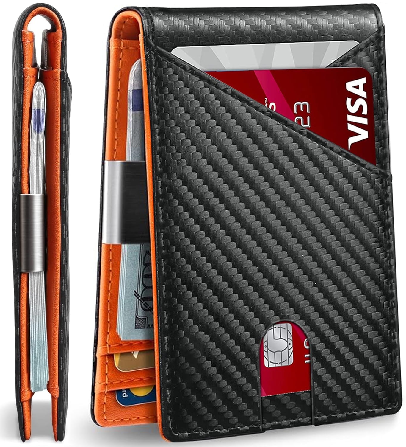 Customer reviews for Fuyit Wallet for Men Slim, Genuine Leather Mens ...