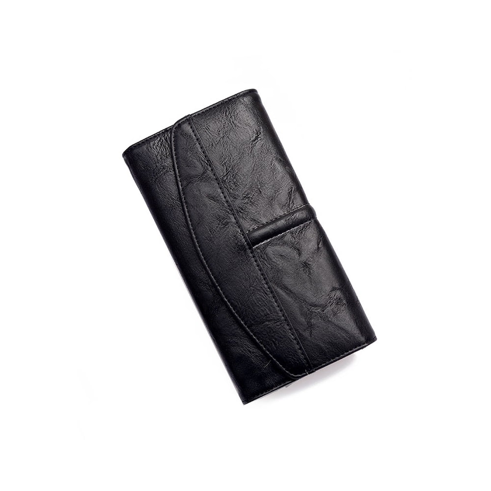 Wallets For Women Large Capacity Leather Clutch Wallet Card Organizer ...