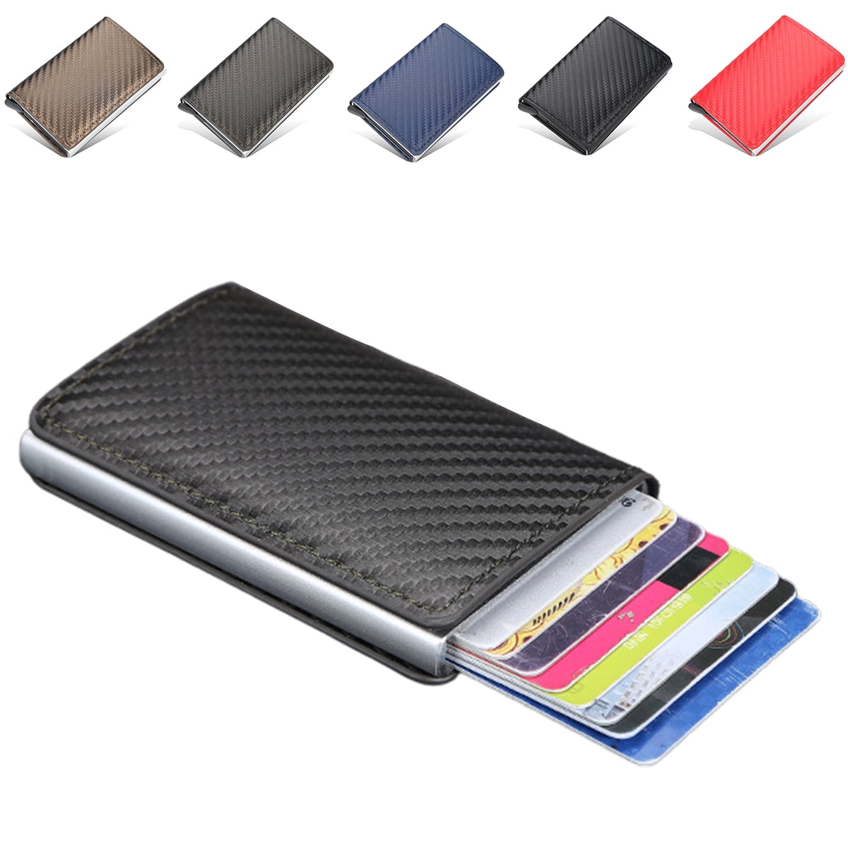 Wallets Men Money Bag Mini Purse Male Vintage Leather Rfid Card Holder ...