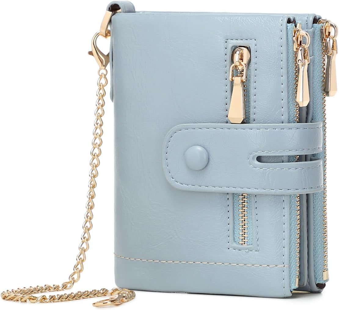 Wallets for Women Small Rfid Bifold Leather Ladies Wallet,Travel ...