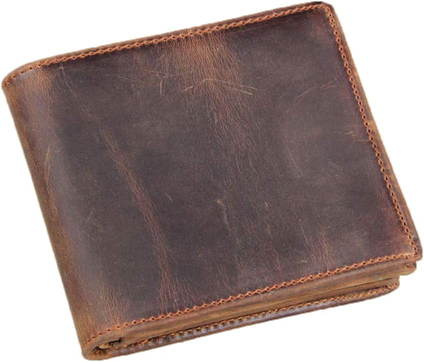 Wallets for Men- Italian Distressed Large Bifold Men's Wallet with RFID ...
