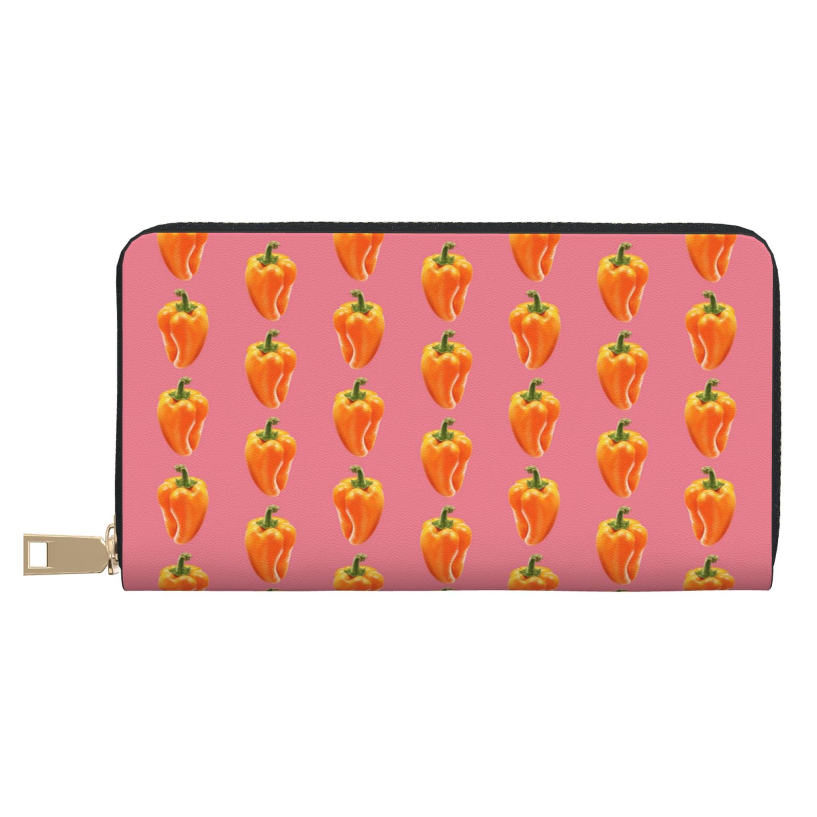 Wallets for Men With Money Clip, Bell Pepper hilarious Mens Wallet With ...