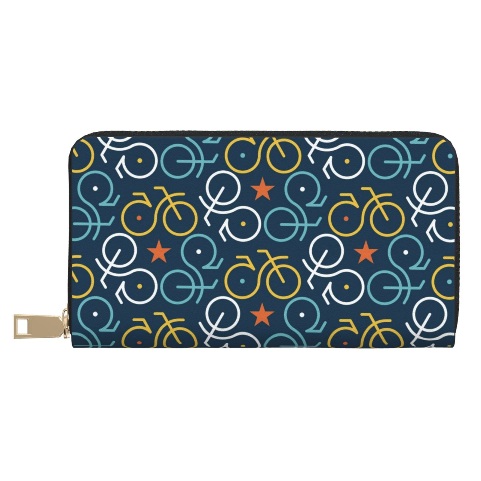 Wallets for Men With Money Clip, Bicycle Colorful Mens Wallet With ...